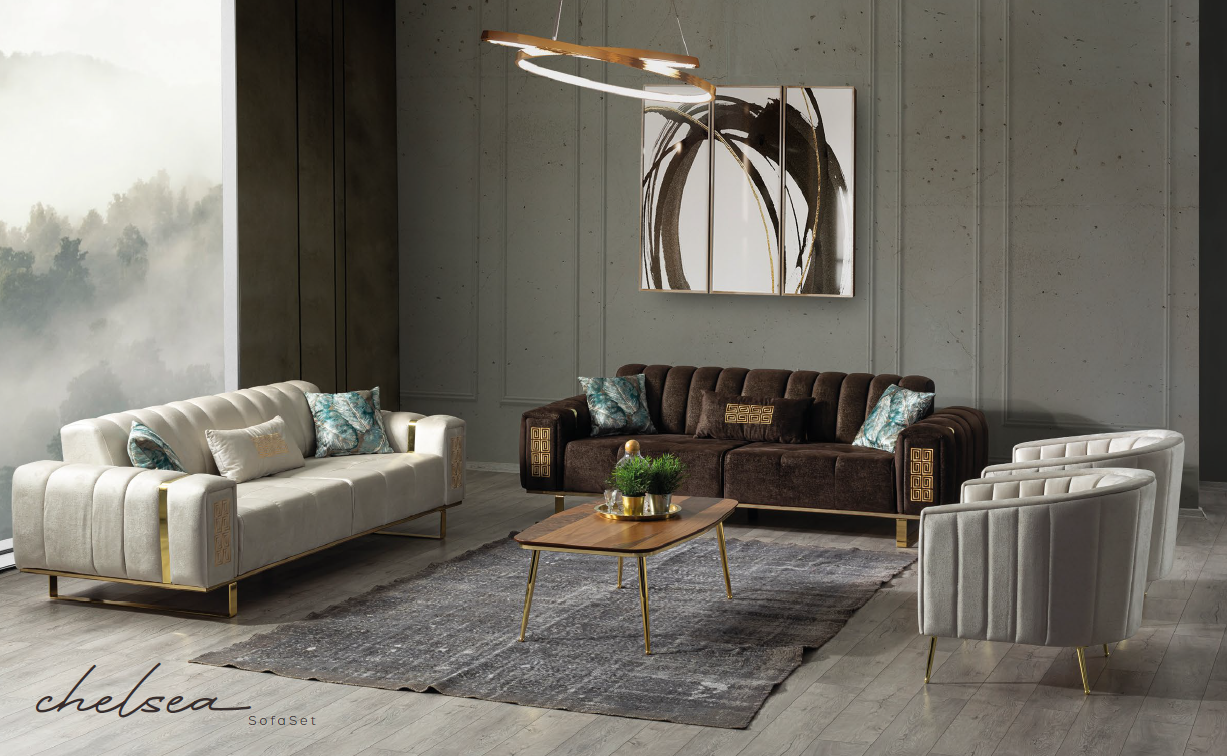 CHELSEA SOFA SET 3+3+1 | La Vida Furniture . Interior